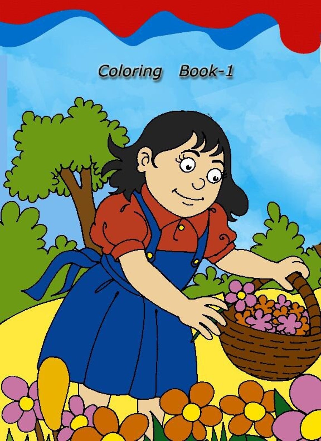 Coloring Book A4 PDF - Etsy