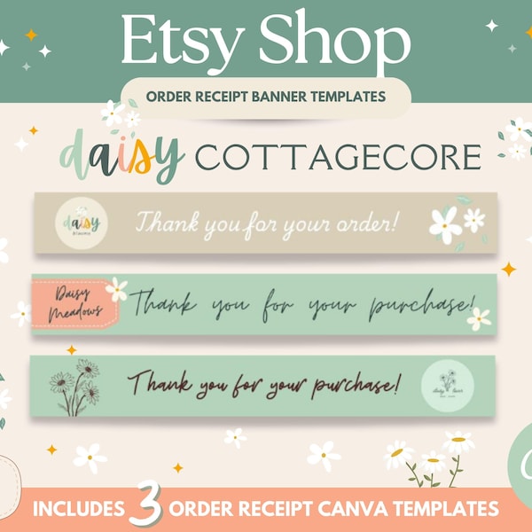 Order Banner Receipt - Etsy