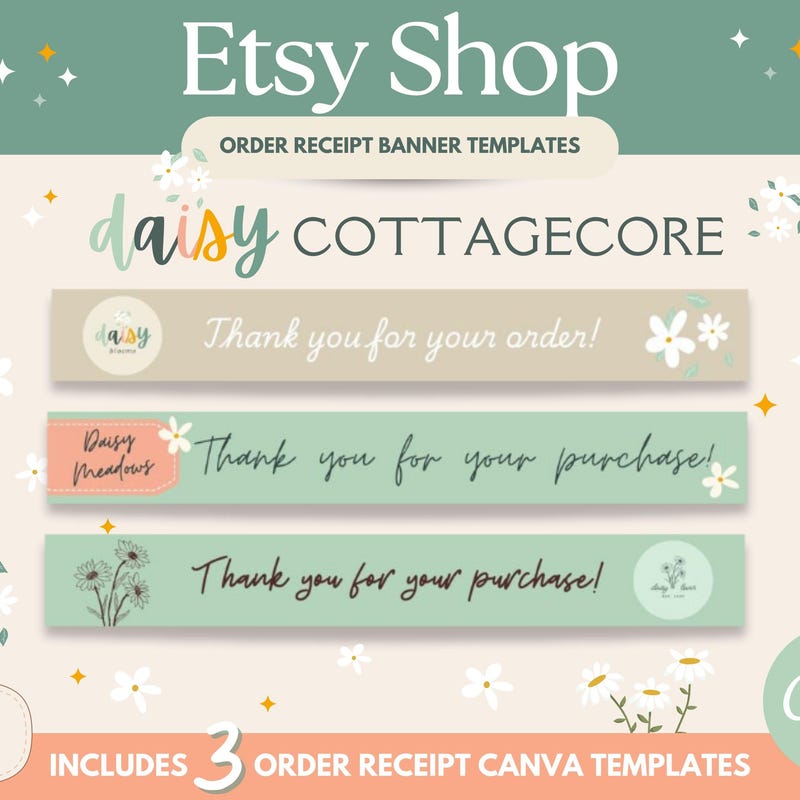 Order Banner Receipt - Etsy