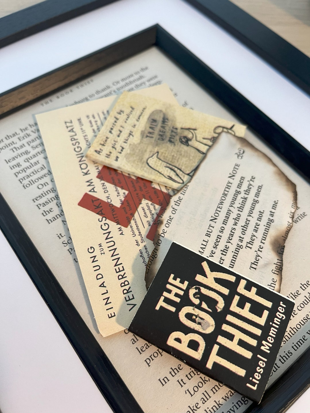 The Book Thief Wall Art. Book Lover Gift Idea - Etsy