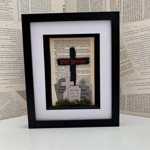Pet Sematary Stephen King Wall Art. Book Lover, Movie Fan, Ideal Gift ...