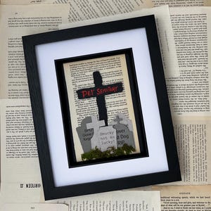 Pet Sematary Stephen King Wall Art. Book Lover, Movie Fan, Ideal Gift ...