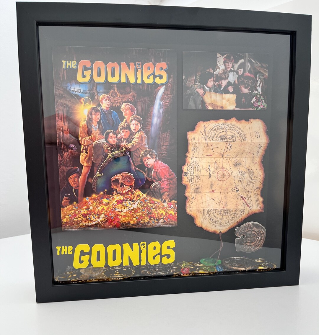 Goonies Shadowbox Wall Art. Mini Props. Movie Props. Cinema Room Decor ...