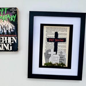 Pet Sematary Stephen King Wall Art. Book Lover, Movie Fan, Ideal Gift ...