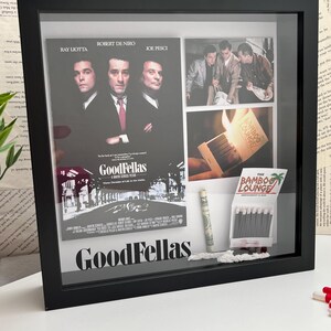 Goodfellas Shadowbox Wall Art. Movie Props. Cinema Room Decor. Movie ...