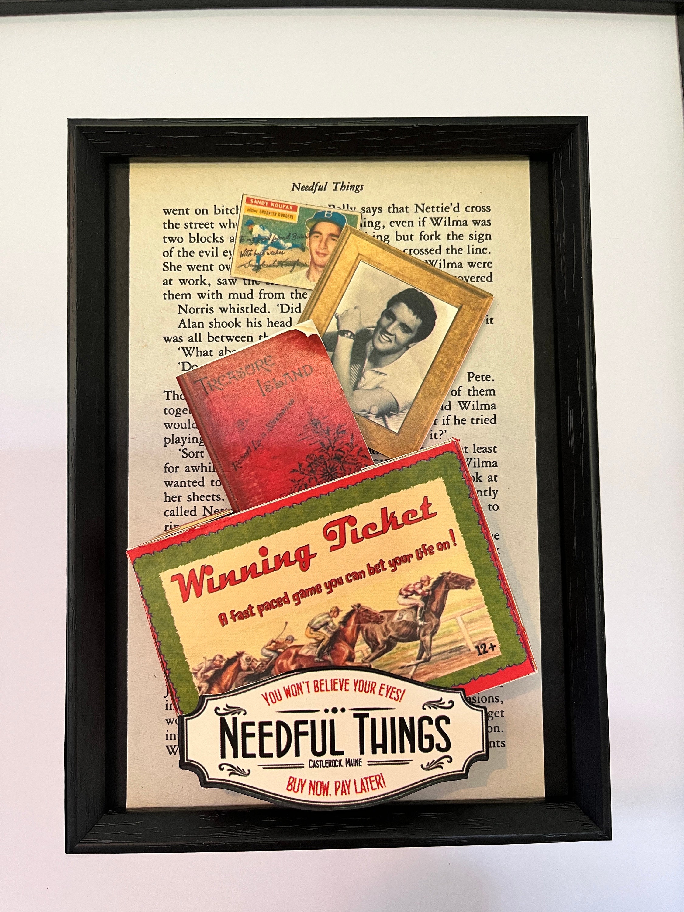 Stephen King Needful Things Wall Art. Book Lover, Movie Fan, Ideal Gift ...