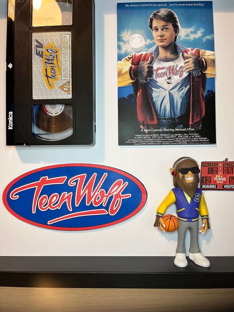 Teen Wolf Vhs Shadowbox Wall Art - Etsy