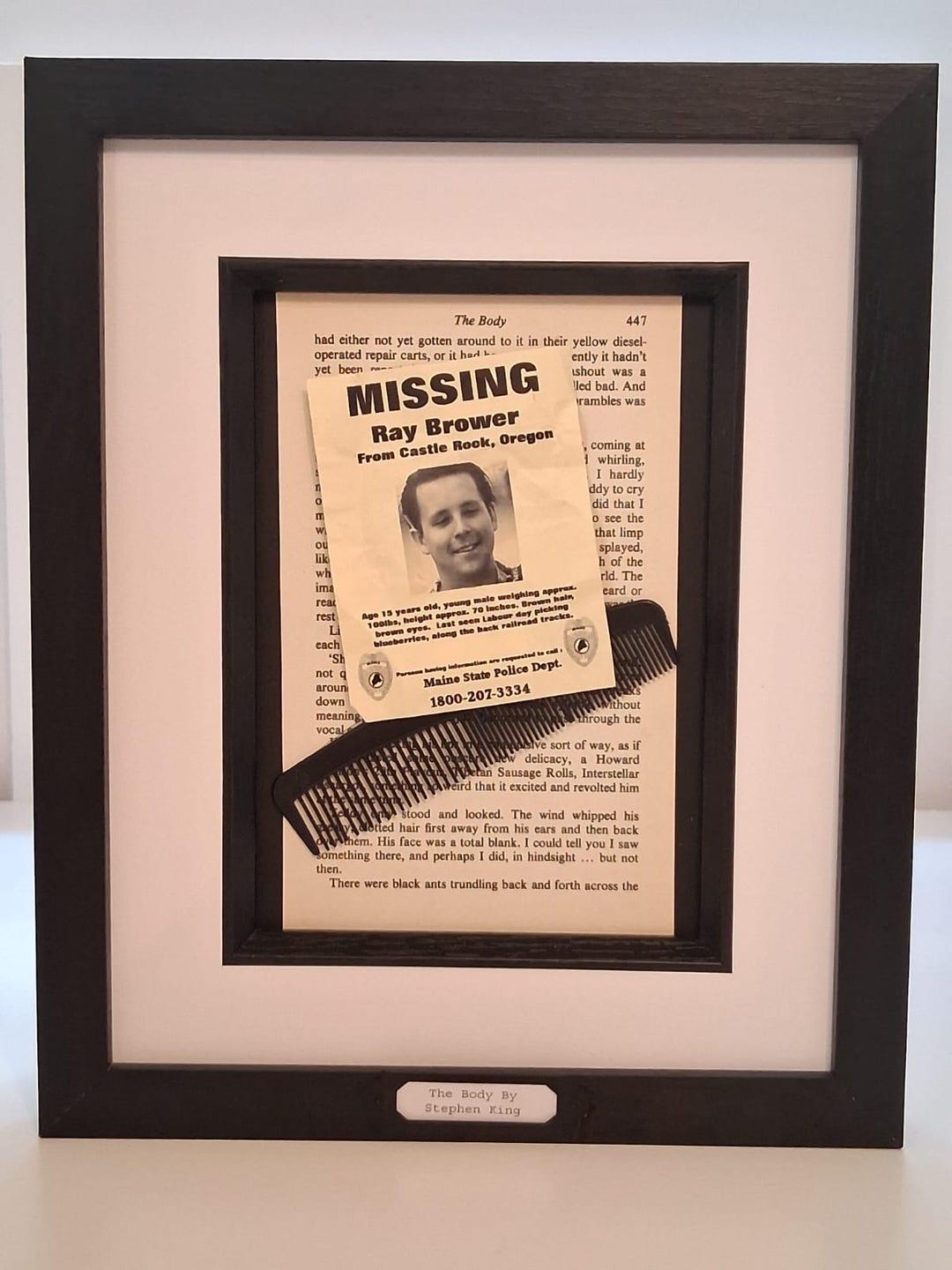 Stand by Me (the Body) by Stephen King Wall Art. V2. Book Lover, Movie ...