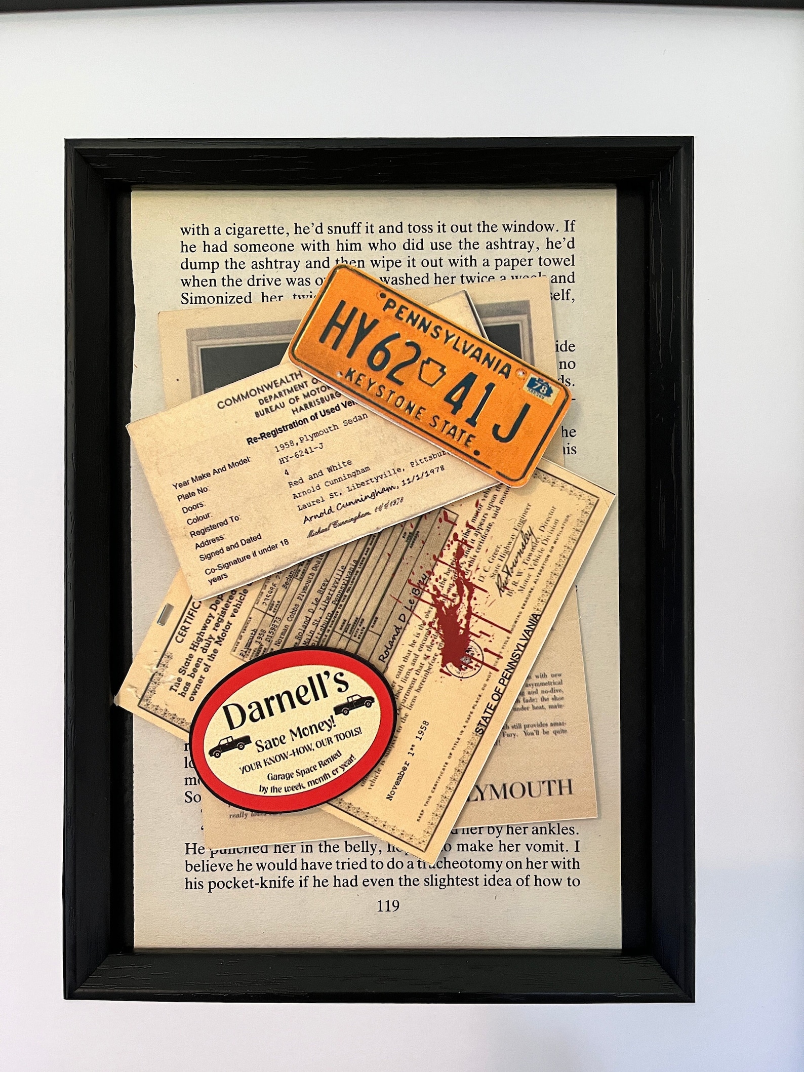 Stephen Kings Christine Wall Art. Book Lover, Movie Fan, Ideal Gift - Etsy