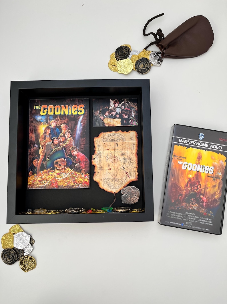 Goonies Shadowbox Wall Art. Mini Props. Movie Props. Cinema Room Decor ...