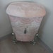Handmade Powder Pink Velvet Laundry Basket: Silver Accents - Etsy