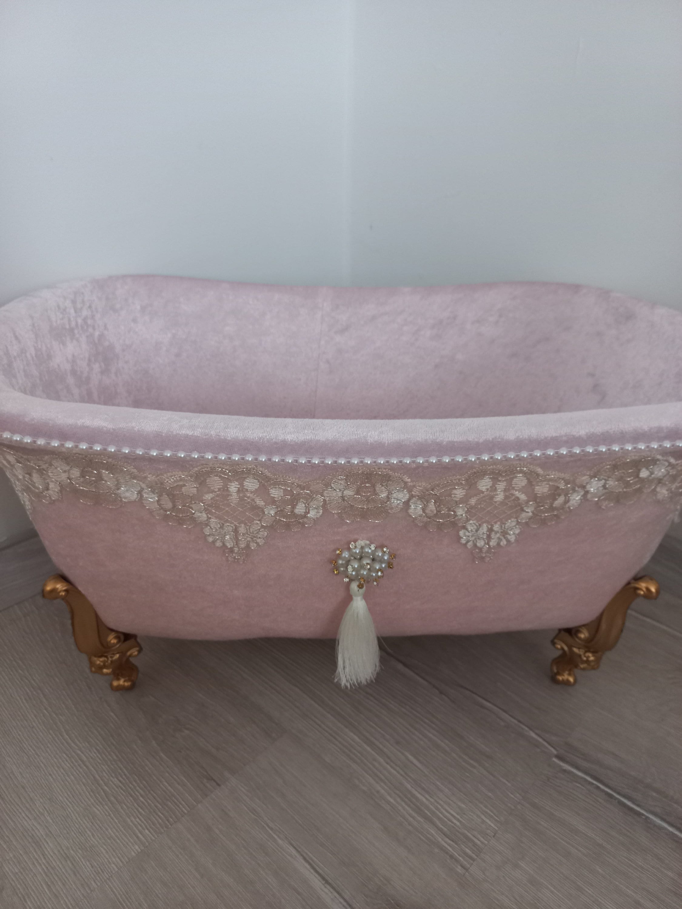 Handmade Velvet Laundry Basket: Decorative Storage - Etsy