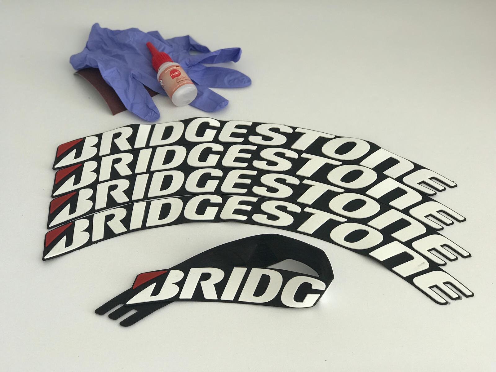Bridgestone Letter Decals Set of 4 Car Tire Accessories - Etsy