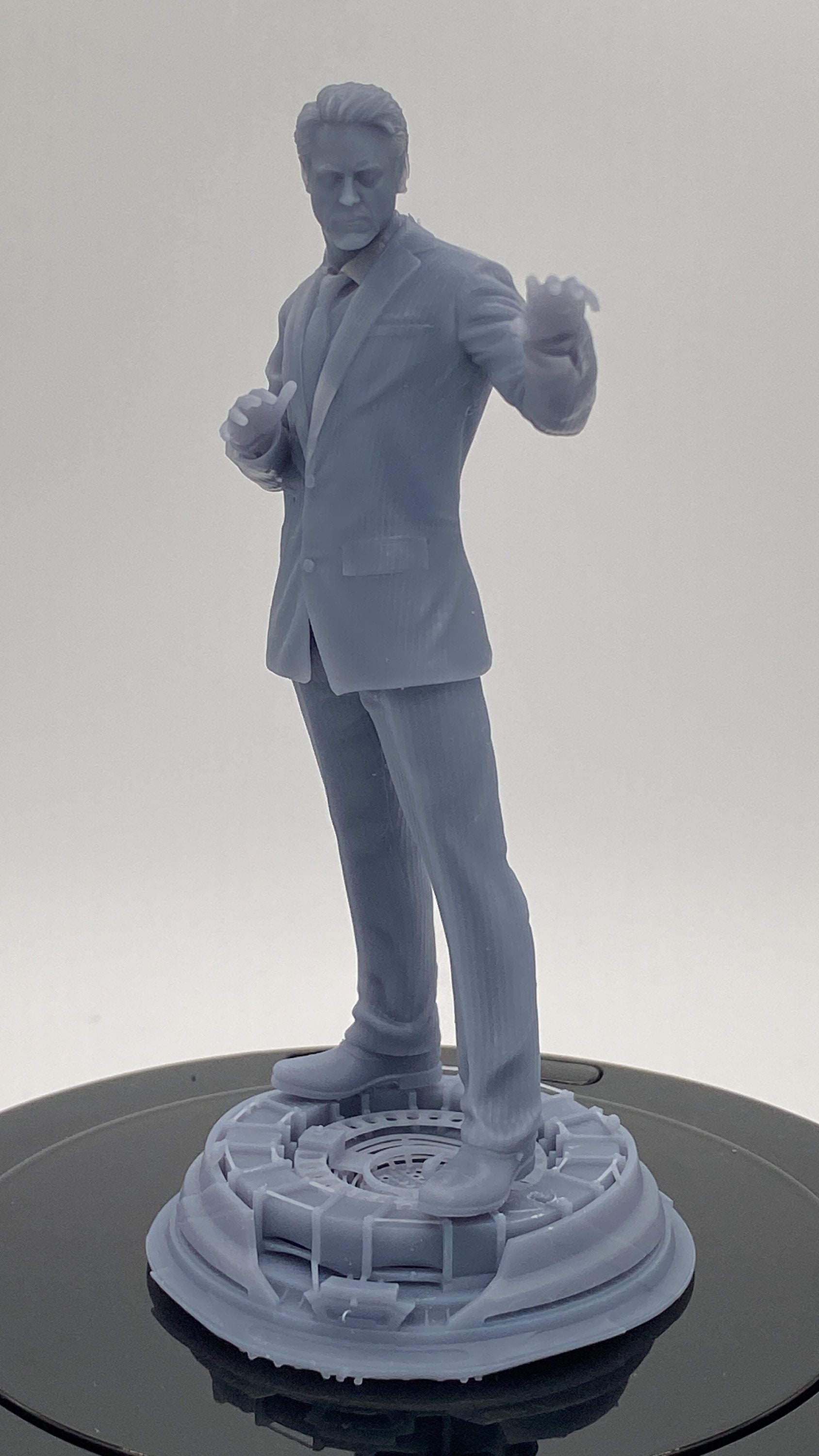 Tony Stark on Arc Reactor Base Figure DIY Painting - Etsy