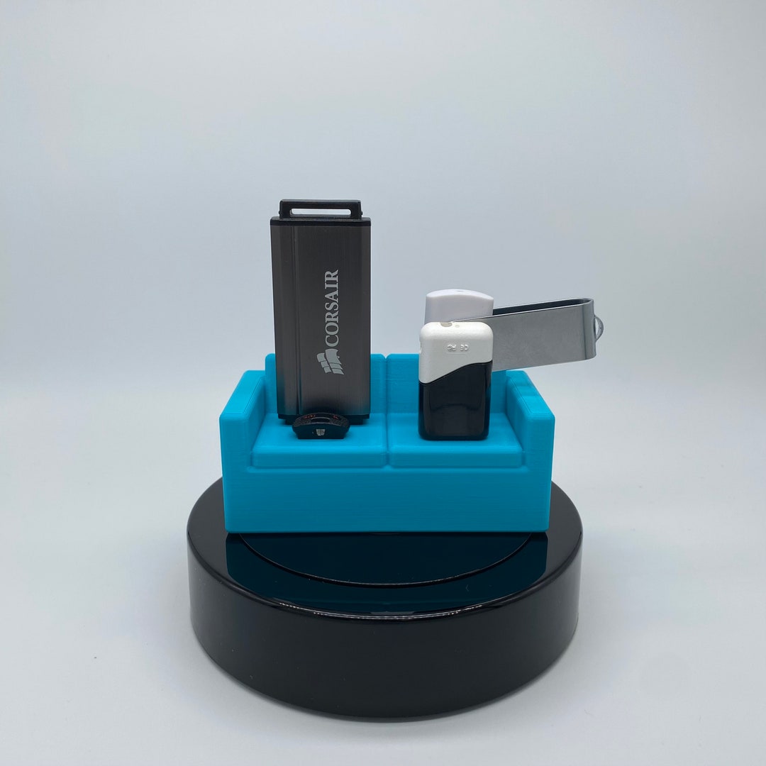 Mini Couch Desk Organizer USB Flash Drive Holder - Etsy