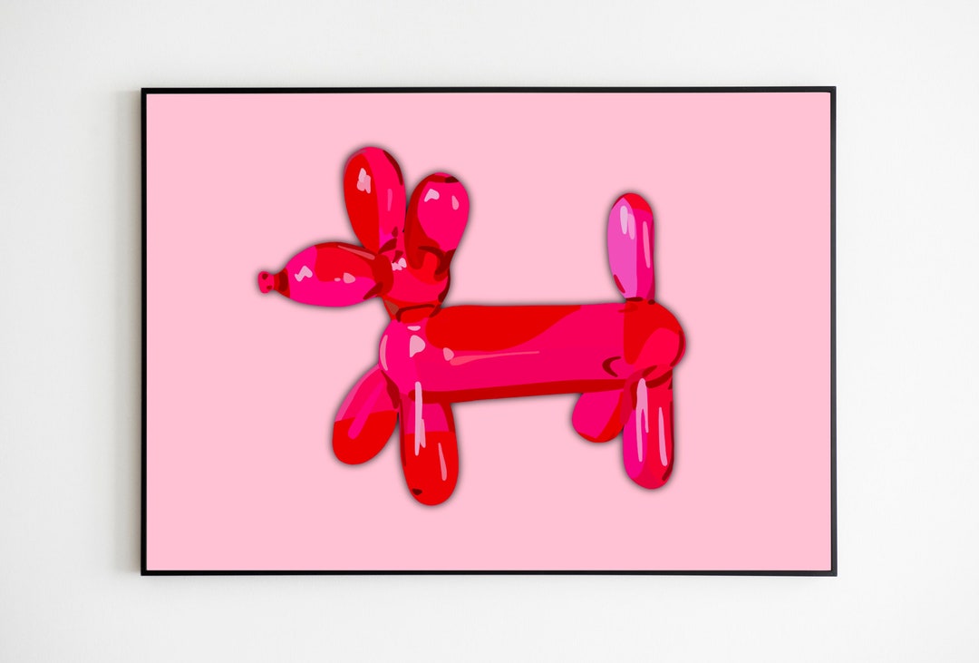 Balloon Dog, Printouts, Artsy Poster, Dog Balloon, Print Out Posters ...
