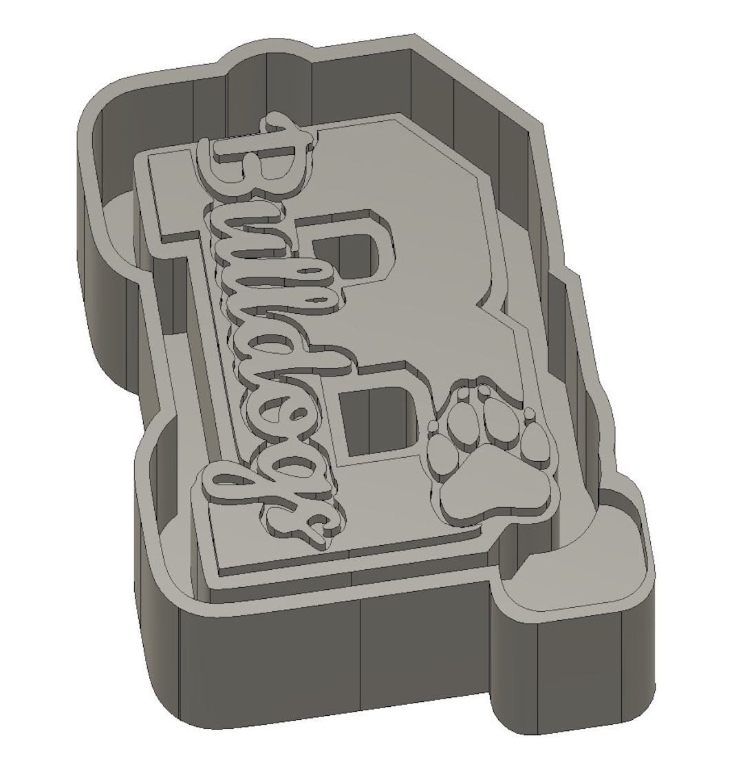 Bulldogs Freshie STL File - Etsy