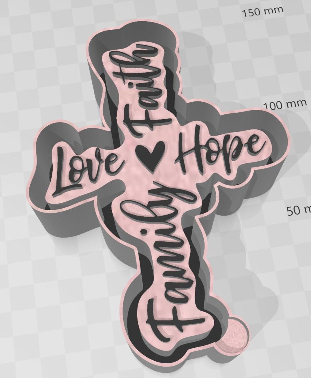 Love Hope Freshie STL File - Etsy