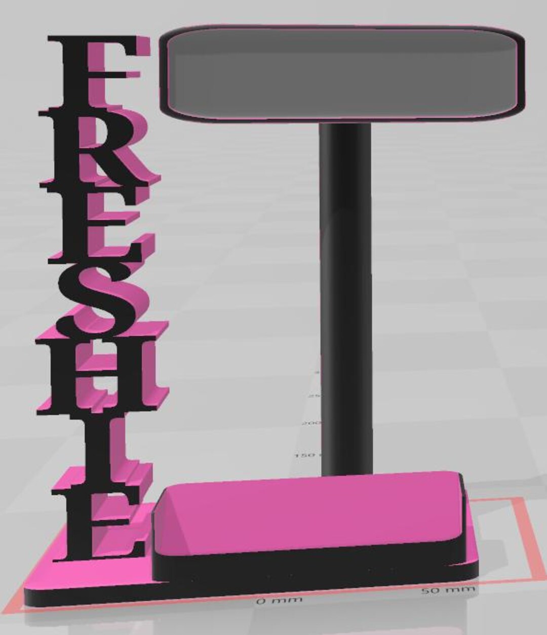 Freshie Mirror/business Card Holder STL File - Etsy