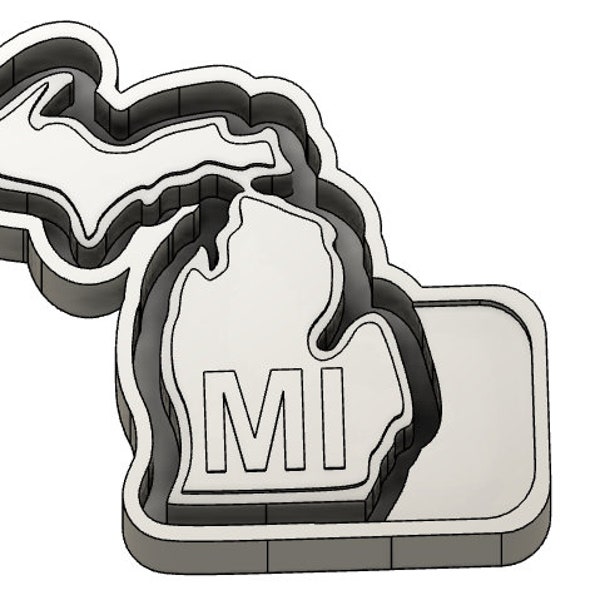 Michigan Stl File - Etsy