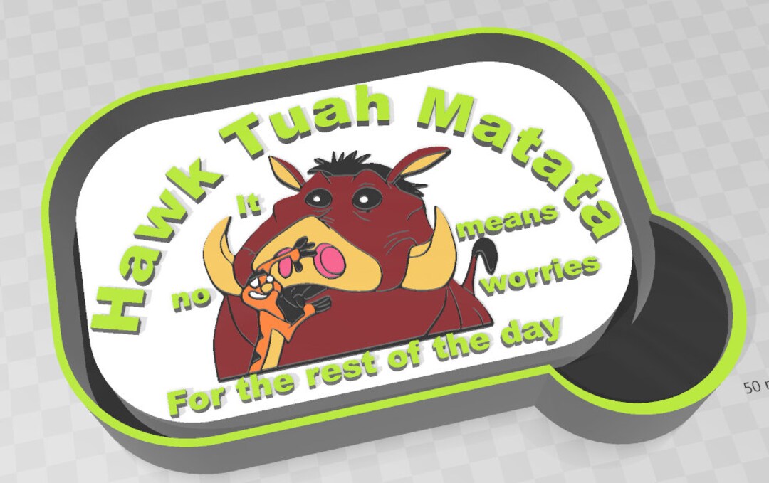 Hawk Tuah Matata Freshie STL FILE - Etsy