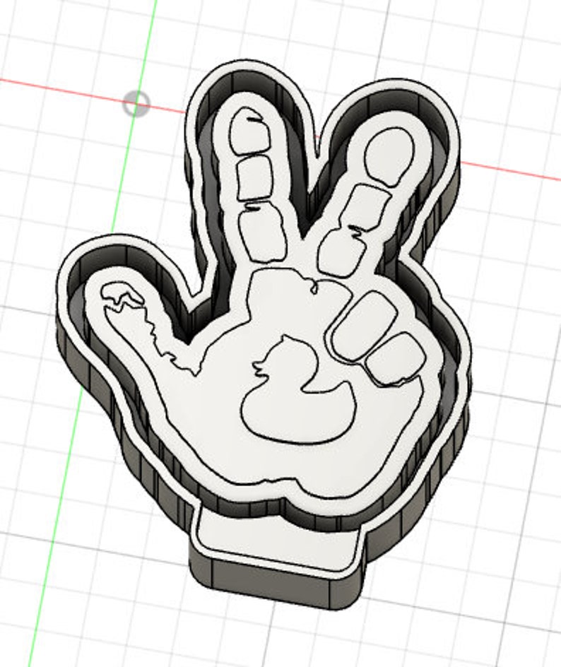 Hand Mold Stl File Freshie Mold - Etsy