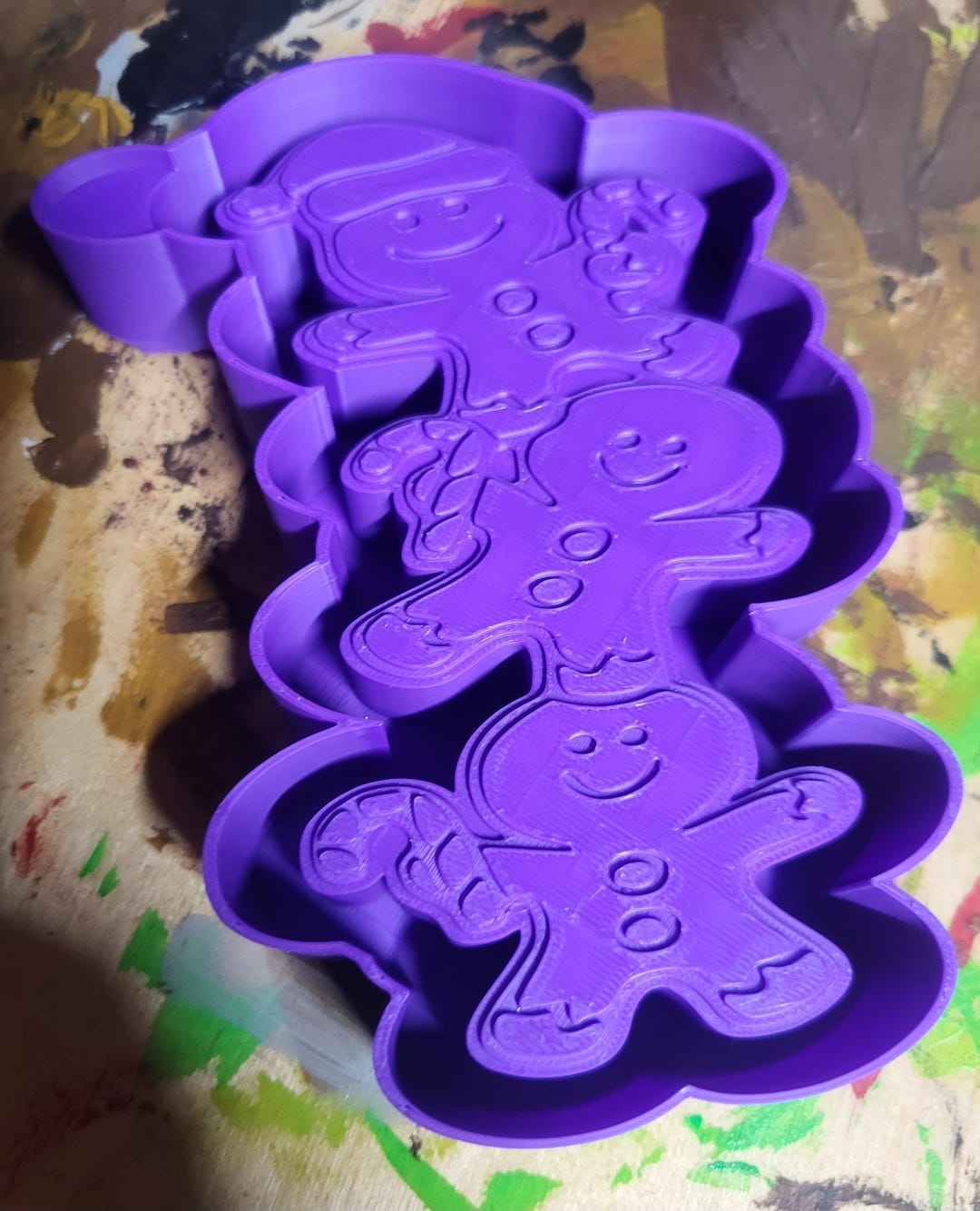 3 Gingerbread Man Silicone Mold - Etsy