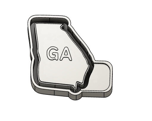 Georgia Mold STL File - Etsy