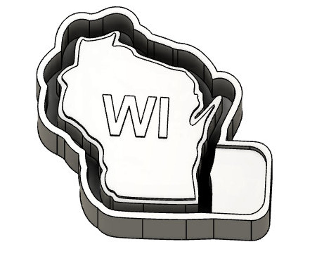 Wisconsin STL File - Etsy