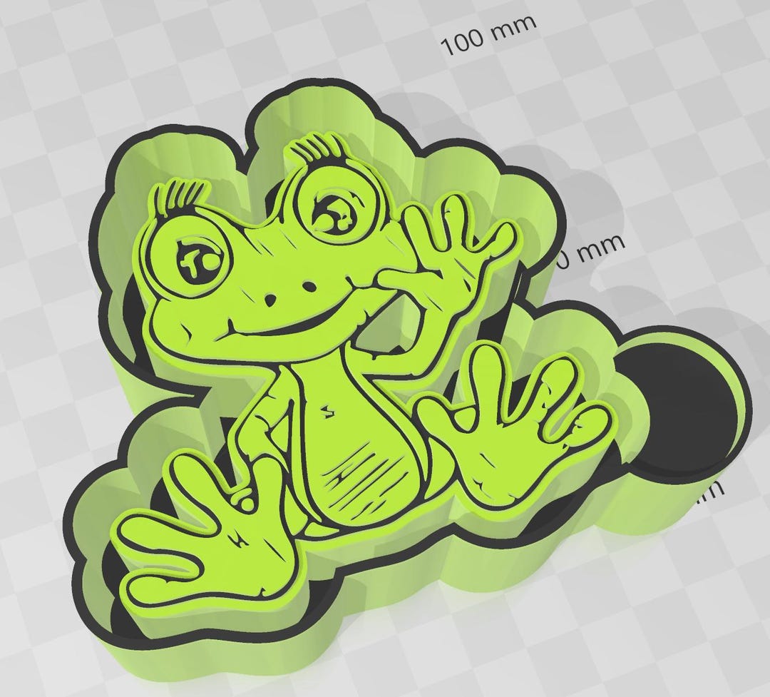 Frog Freshie STL File - Etsy