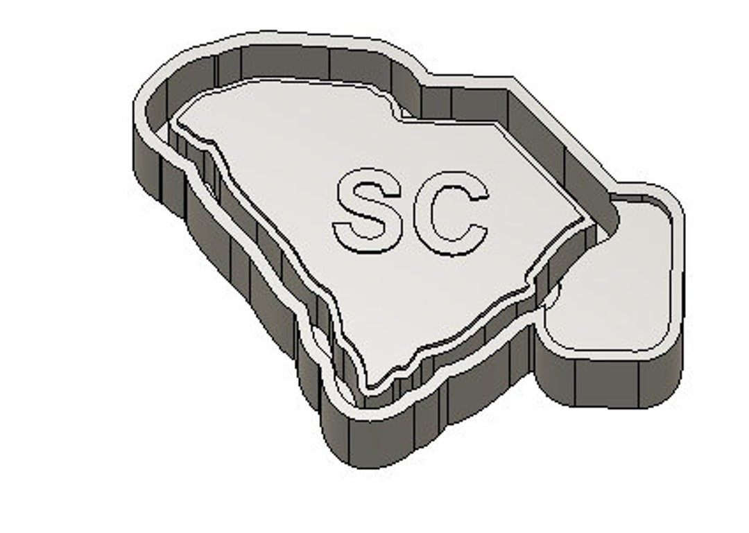 South Carolina STL File - Etsy