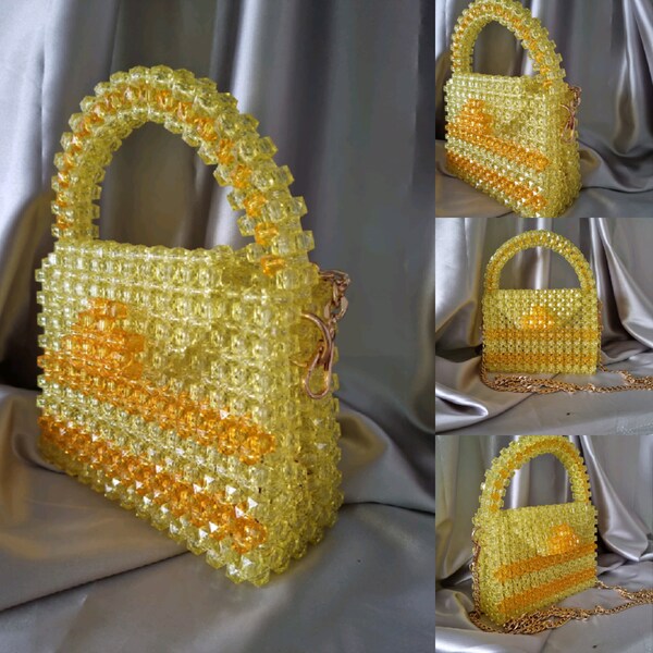 Handmade Beaded Bag - Etsy