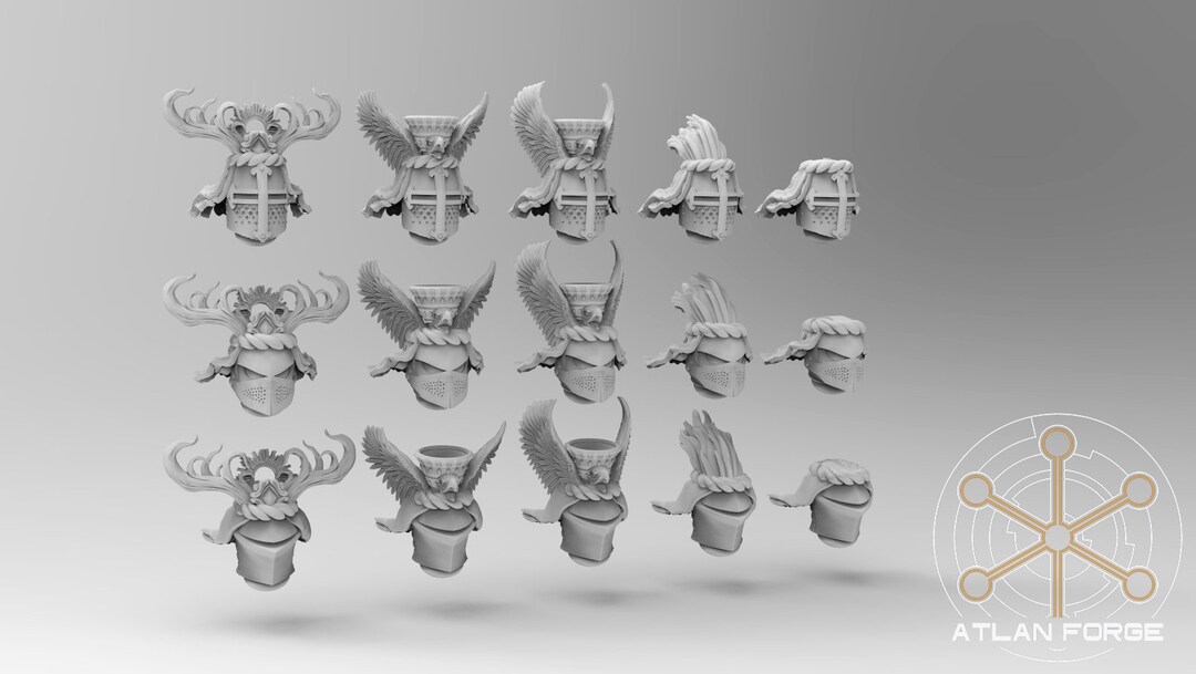 Helmet X15 Knights Templar Lancers Fantasy Edition Atlan - Etsy UK