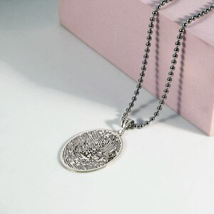 Fingerprint Necklace - Create a Personalized Fingerprint Necklace From ...