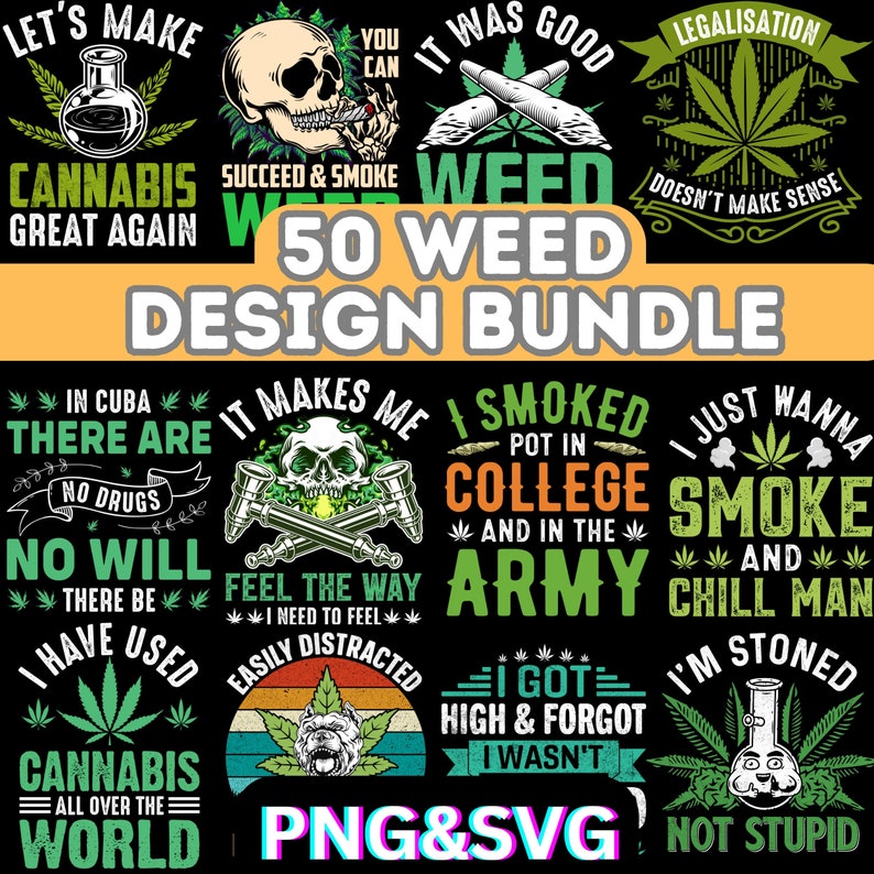 50 Weed Png Smoking Png Smoking Svg Weed Svg Bundle Stoner Png Marijuana Svg Cut Files Cannabis ...