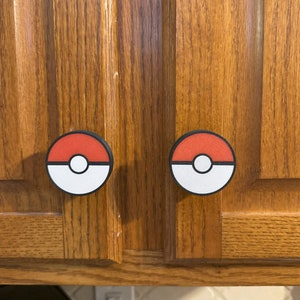 POKEMON Themed Drawer Knobs/handles for Nurseries, Kid's Rooms ...