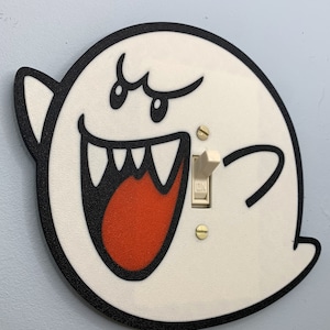 BOO Mario Bros. Light Switch Cover Plate-rocker Nintendo Video Game ...