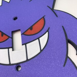 GENGAR Toggle Light Switch Cover Plate- Pokemon Gift Unique Birthday - Etsy