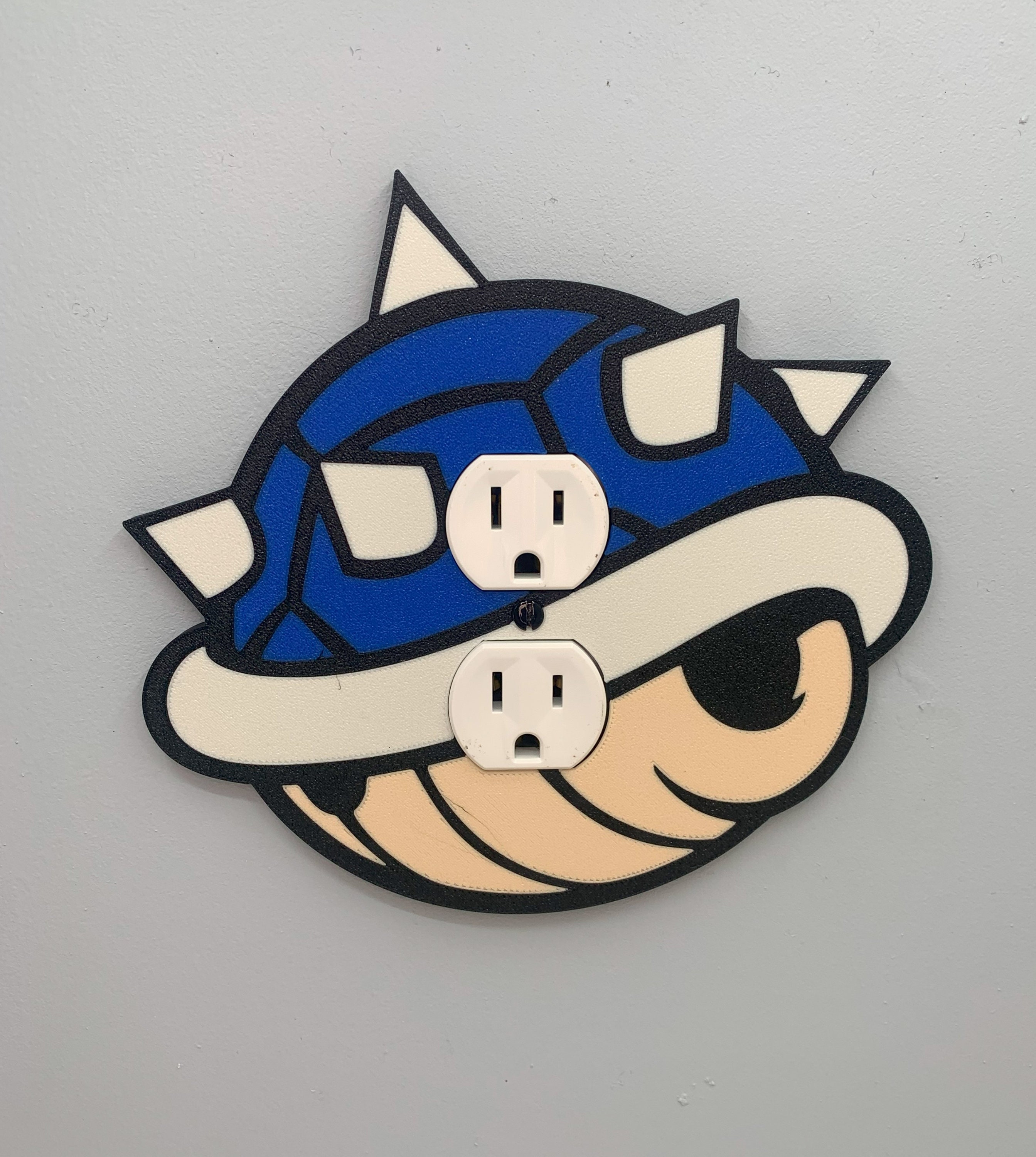 Mari Kart SHELL SPINY SPIKED Outlet Cover Super Mario Room - Etsy