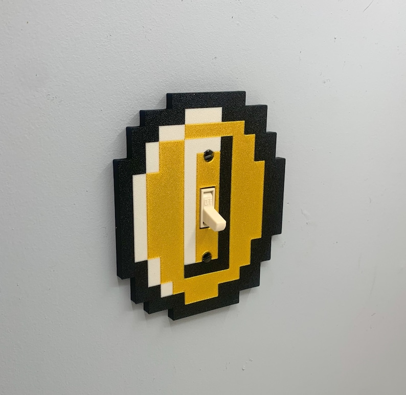 COIN Mario Bros. Light Switch Cover Plate Nintendo Video Game - Etsy