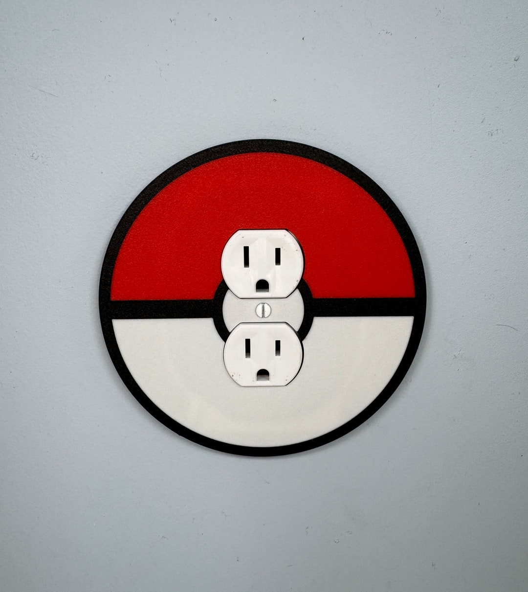 Pokeball Outlet Cover Plate- Pokemon Gift Unique Birthday - Etsy