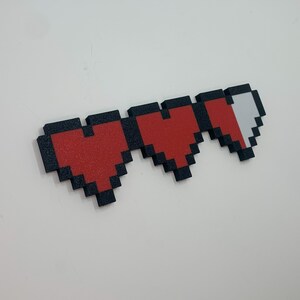 Legend of Zelda Hearts Video Game Logo Sign | Wall Art | (game Room ...