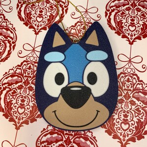 Blue Dog Face Cartoon Christmas Tree Ornaments |christmas Tree ...