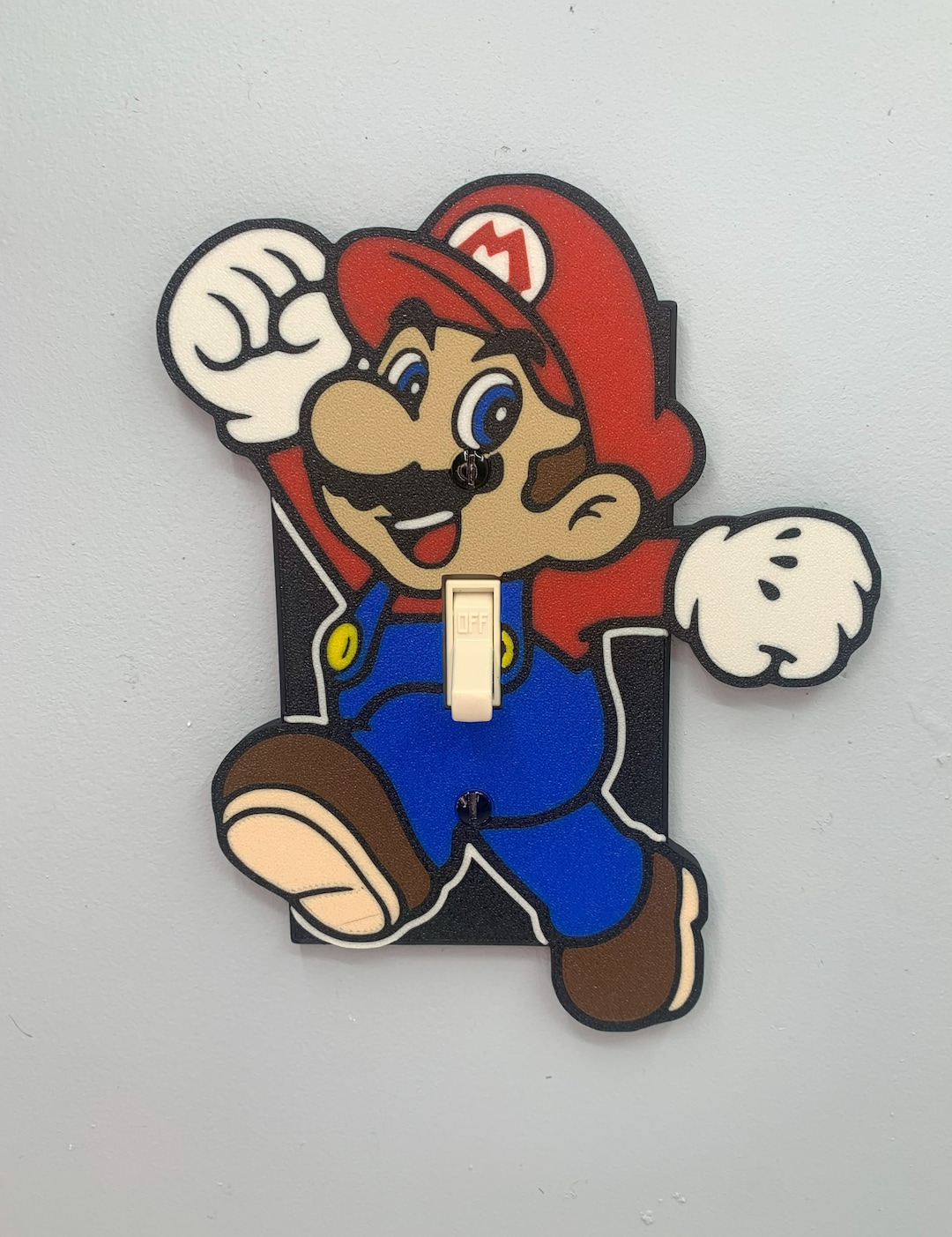 MARIO Light Switch Cover Plate | Super Mario Room Wall Plate - Nintendo ...