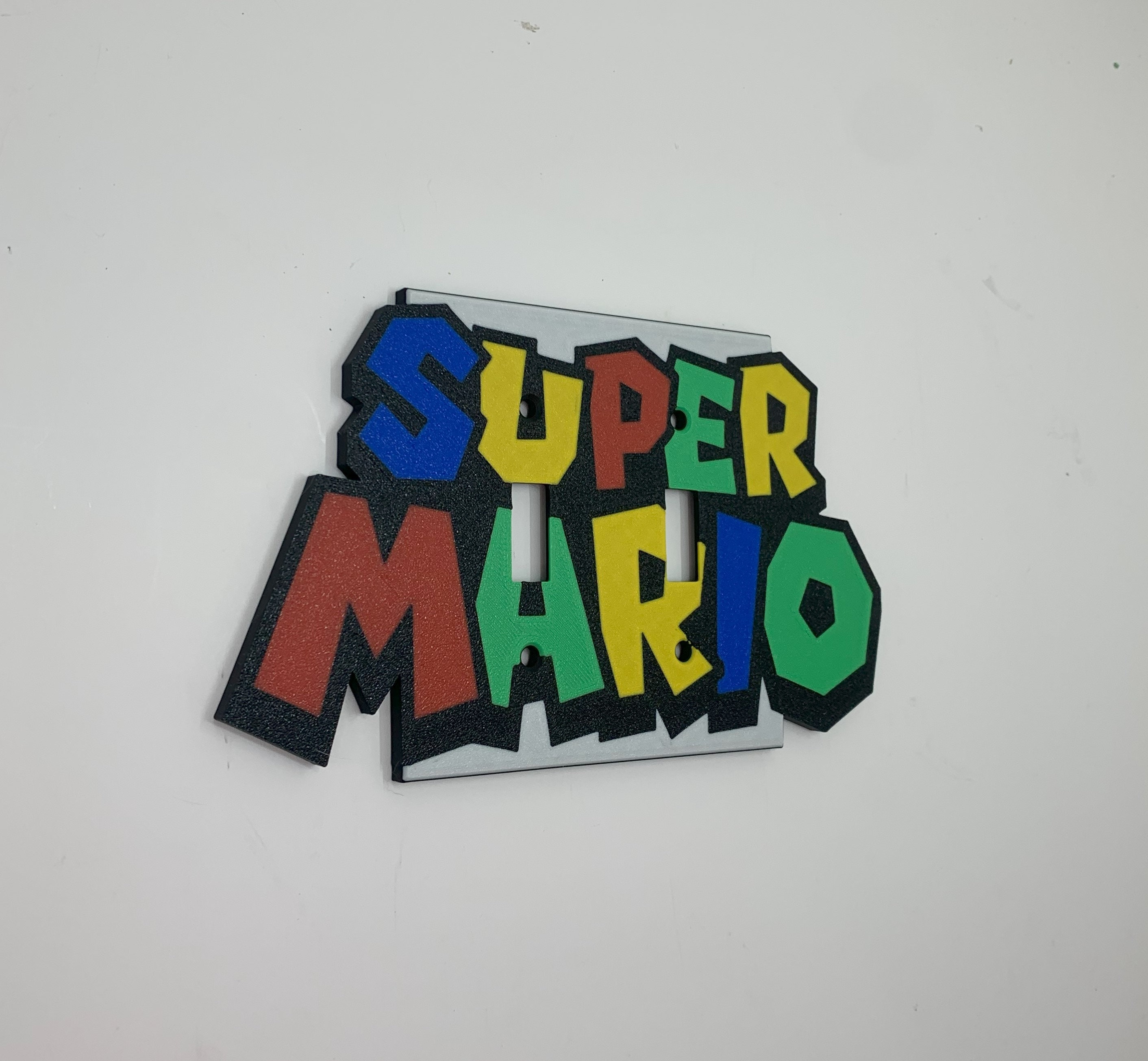 Super Mario Bros. Light Switch Cover Super Mario Room Wall - Etsy