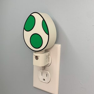 YOSHI Egg Mario Bros. NIGHT Light-rocker Nintendo Video Game Decor - Etsy