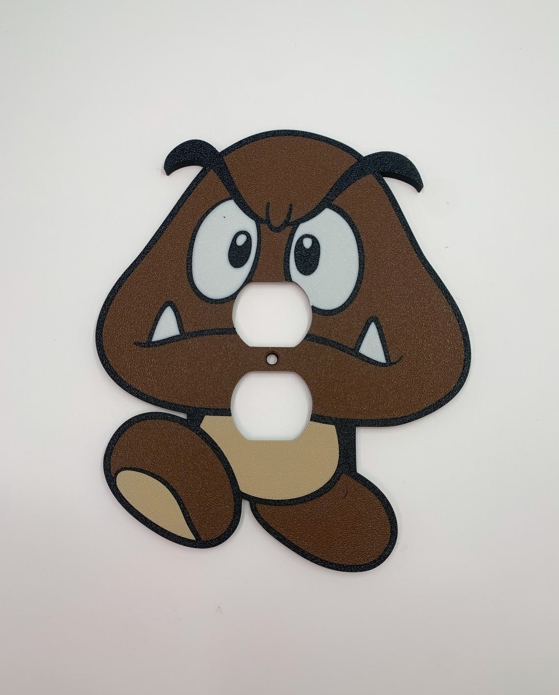 GOOMBA Outlet Cover | Super Mario Room Wall Plate - Nintendo Video Game ...
