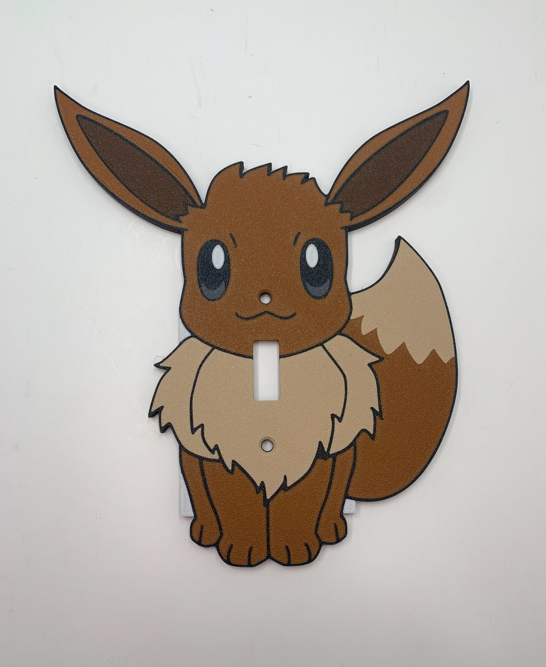 Eevee Light Switch Cover Plate- Pokemon Gift Unique Birthday - Etsy