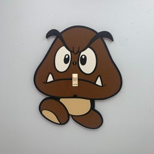 GOOMBA Light Switch Cover | Super Mario Room Wall Plate - Nintendo ...
