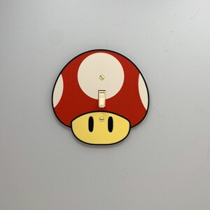 TOAD Mario Bros. Light Switch Cover Plate-rocker Nintendo Video Game ...